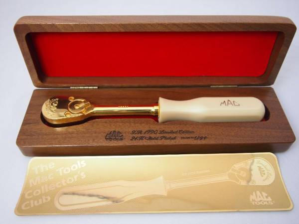 MAC TOOLS マックツール 1990年 限定 24kゴールド ラチェット(ラチェットハンドル)｜売買されたオークション情報、yahooの商品情報をアーカイブ公開 - オークファン ...