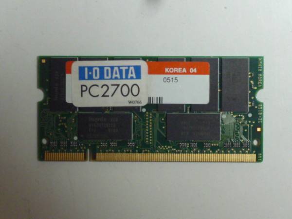 I O DATA PC2700 1GB DDR333 200pin(1GB)｜売買されたオークション情報、yahooの商品情報をアーカイブ公開 ...