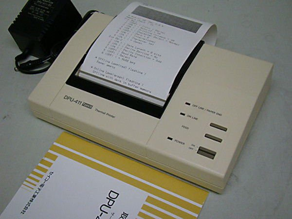 SⅡセイコー サーマルプリンターDPU-411 TYPEII(その他)｜売買されたオークション情報、yahooの商品情報をアーカイブ公開 ...