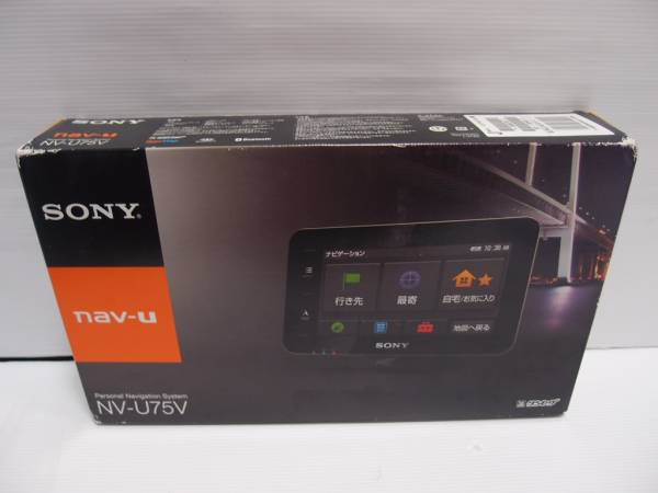 SONY ワンセグ搭載ポータブルナビ nav-U NV-U75V(メモリーナビ)｜売買されたオークション情報、yahooの商品情報をアーカイブ公開 - オークファン（aucfan.com）