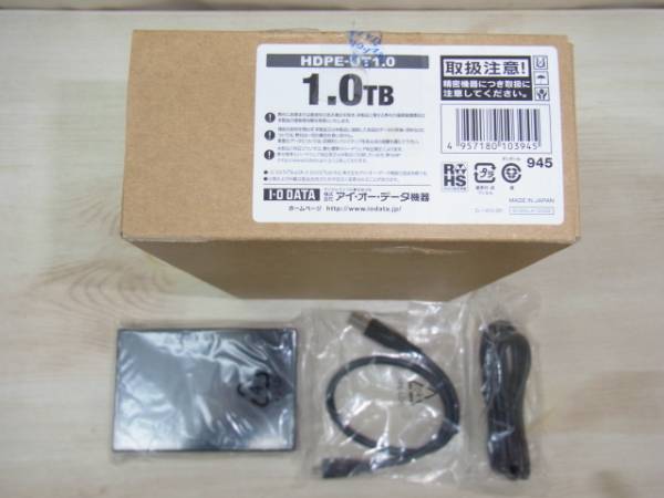 66 I-O DATA USB3.0 ポータブル HDD 1.0TB HDPE-UT1.0(1TB～)｜売買されたオークション情報、yahoo ...