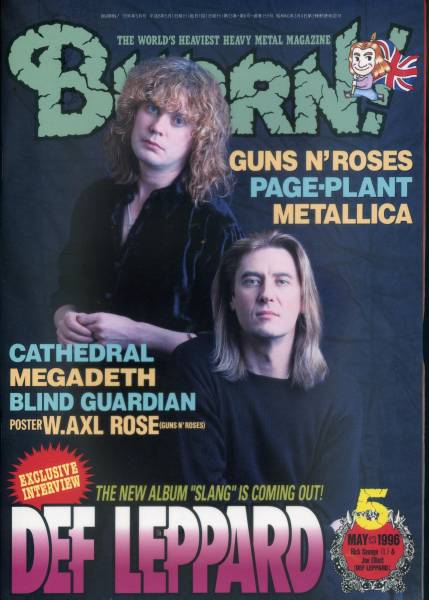 BURRN '96/5 DEF LEPPARD GUNS N'ROSES PAGE-PLANT METALLICA(BURRN!)｜売買された ...