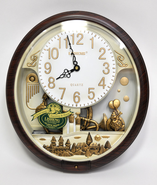 LISHENG メロディ掛け時計 全12曲 木調丸型 サイレントムーブ(アナログ)｜売買されたオークション情報、yahooの商品情報をアーカイブ公開 - オークファン（aucfan.com）