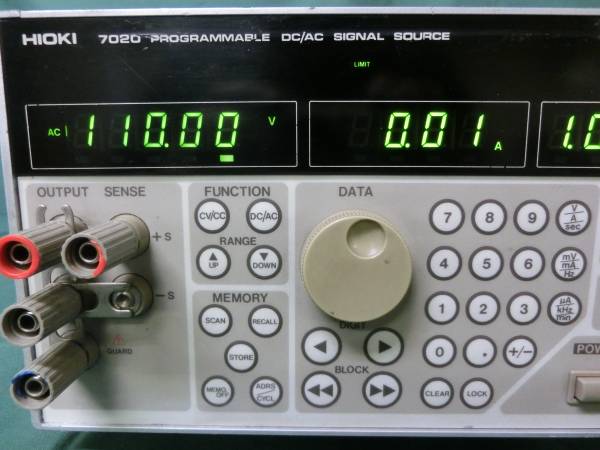 HIOKI 7020 PROGRAMMABLE DC/AC SIGNAL SOURCE 日置電機(その他)｜売買されたオークション情報 ...