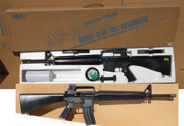 MMC M16A2ライフル セミ フル＆バースト仕様 レア品(ガスガン)｜売買されたオークション情報、yahooの商品情報をアーカイブ公開 - オークファン（aucfan.com）