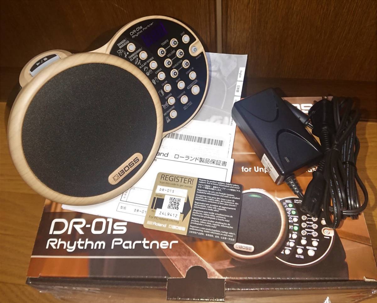 極 個人出品 BOSS ボス DR-01S Rhythm Partner リズムパートナー スピーカー内蔵 リズムボックス(リズムマシン ...