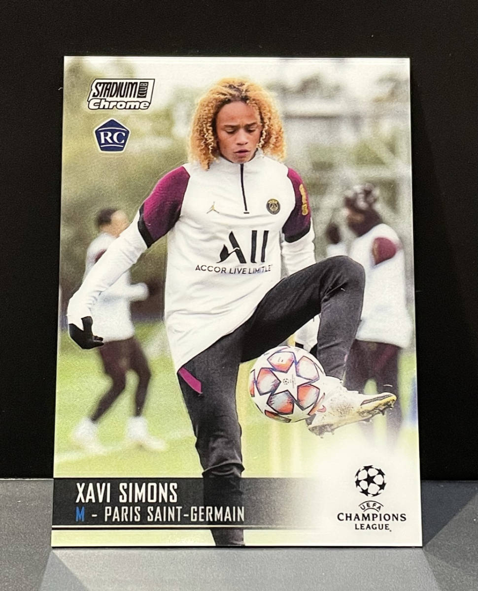 Xavi Simons 2020-21 Topps Stadium Club Chrome UEFA Champions League ...