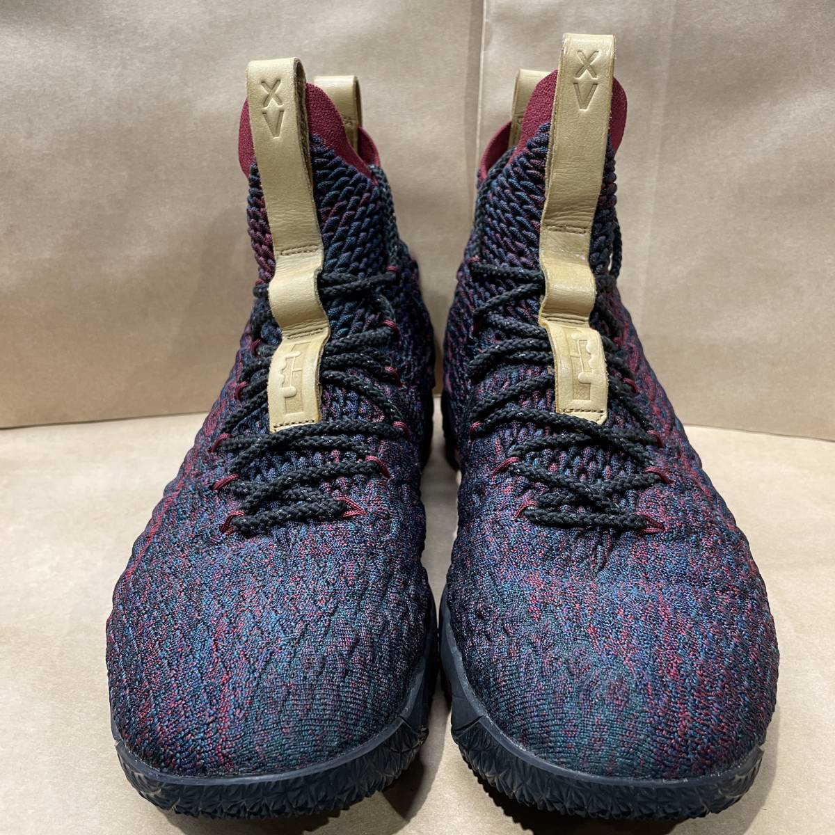 US12 30cm NIKE LEBRON XV EP 897649-300 ATOMIC TEAL/BLACK/RED ナイキ レブロン ...