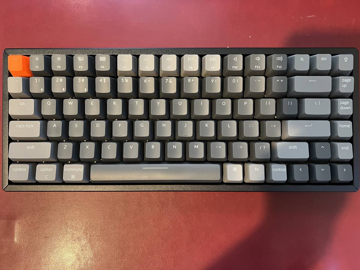 Keychron K2 84-key RGB Backlit Red Switch - Aluminum Grey Frame 赤軸 US配列 ...