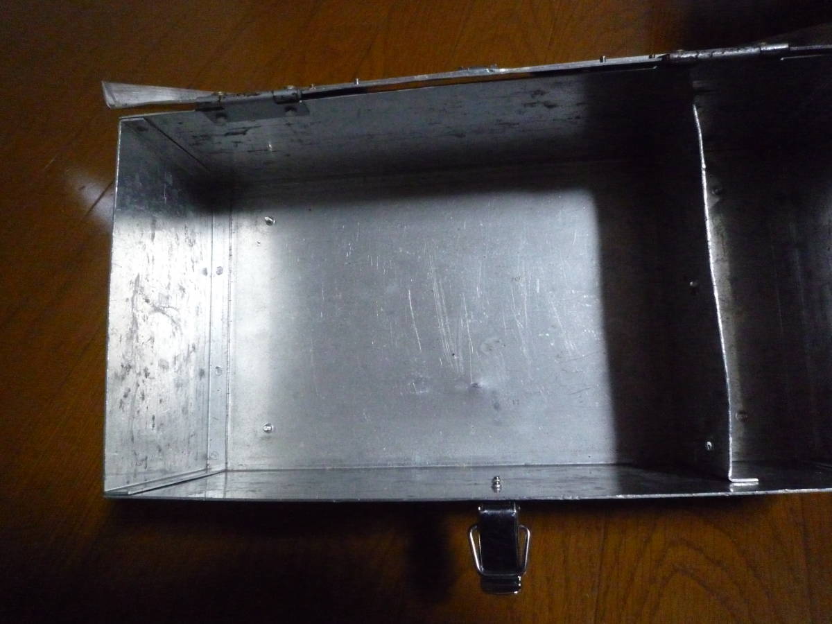 昭和レトロ 80年代 カー用品 CHECKMAN RACING チェックマン レーシング 工具箱 ツールボックス アルミ製 傷汚れあり ...