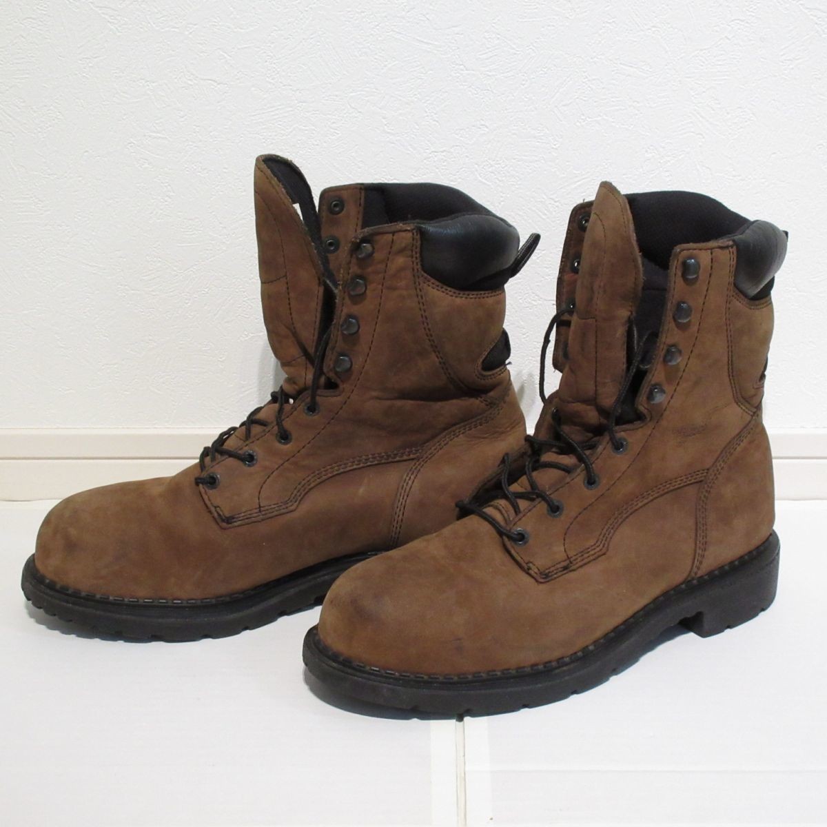 RED WING レッドウィング ASTM F 2413-05 レザー スチールトゥ 2211 ワークブーツ USA11 茶色 ブラウン(11 ...