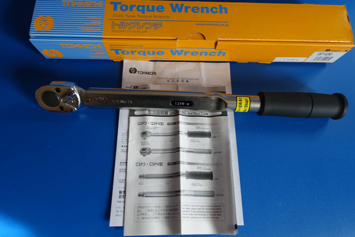 東日製作所 TOHNICHI トルクレンチ QSP140N3 120N m プレロック型トルクレンチ(トルクレンチ)｜売買されたオークション ...