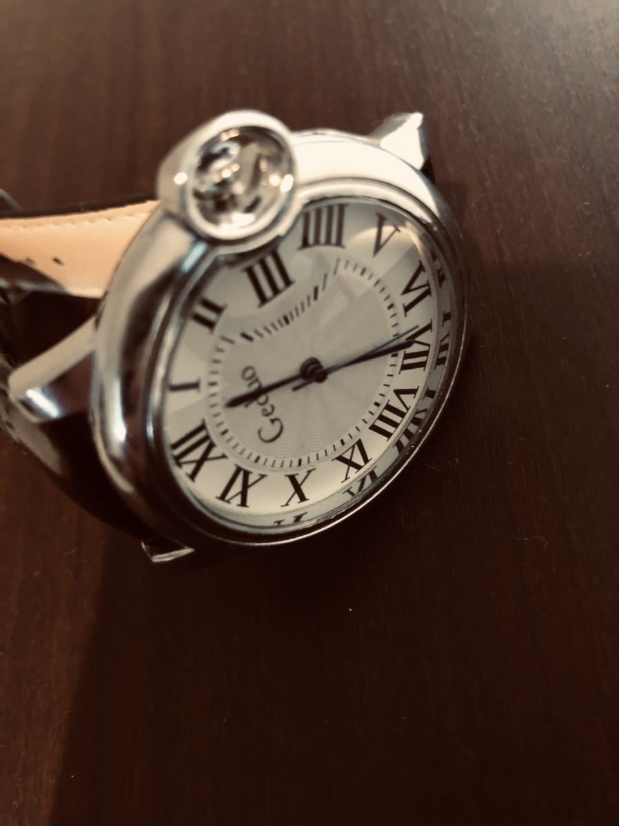 今季新作 Geduo 球面ガラス 青針 竜頭 メンズ腕時計 Cartier バロンブルー hommage(3針（時、分、秒）)｜売買された ...