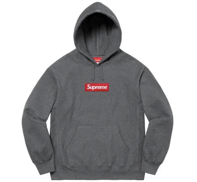 Supreme Box Logo Hooded Sweatshirt 2021 A/W size XL Charcoal 国内正規 ...