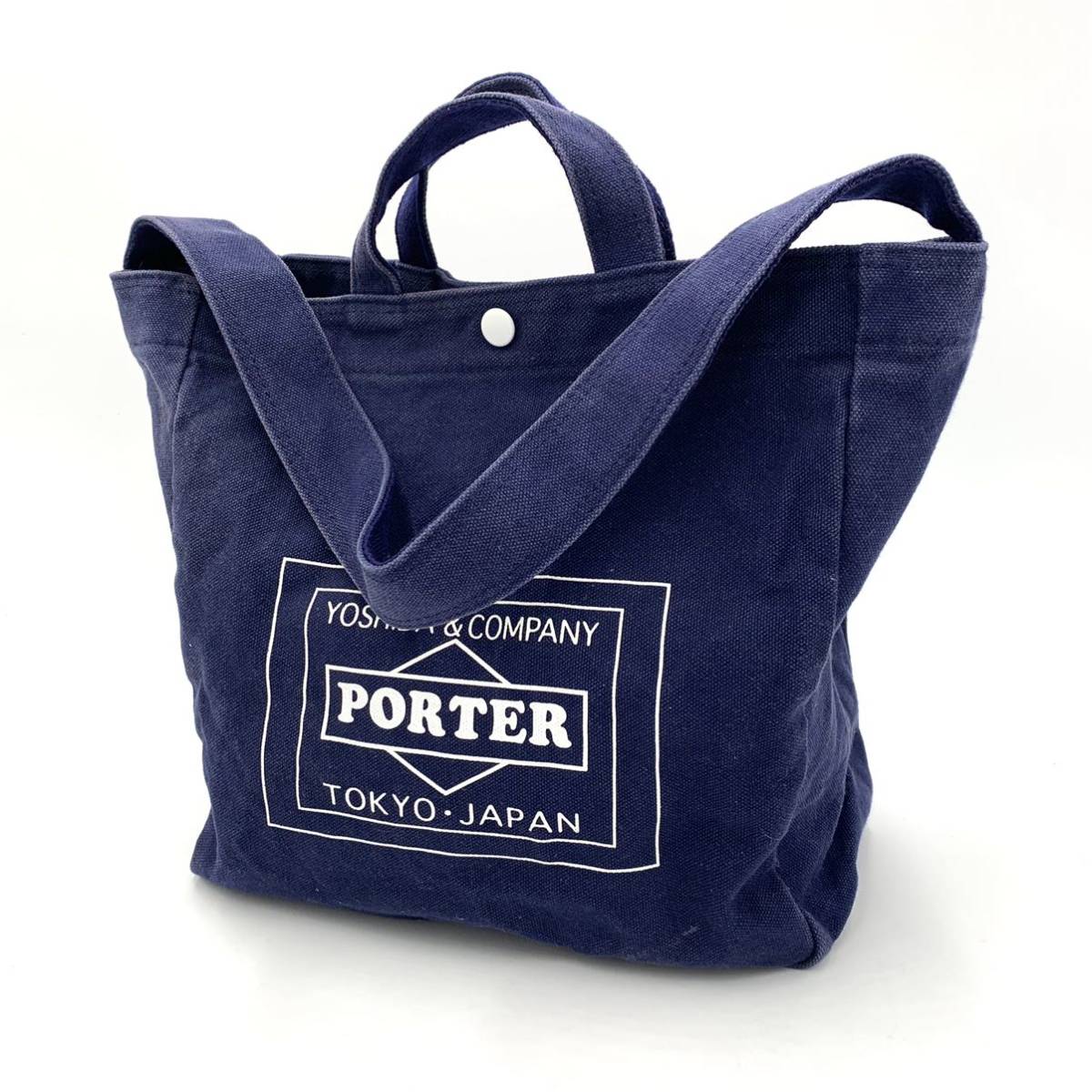 @ 日本製 都会のカジュアルバッグ PORTER ポーター CASE:LC LOWERCASE キャンバス トート 2WAY ショルダーバッグ 吉田カバン 紺 NVY(トートバッグ)｜売買され ...