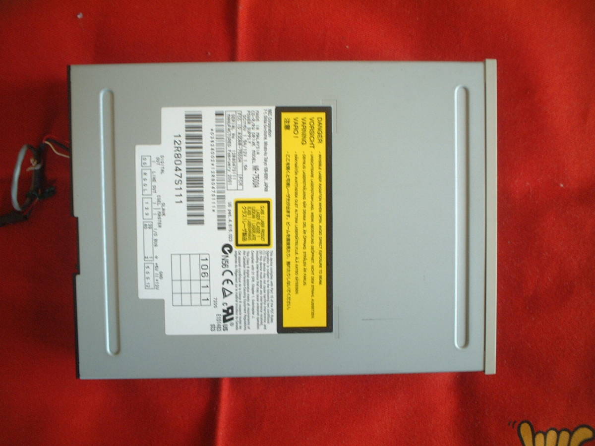 NEC CD-RW DRIVE UNIT NR-7500A /Implemented by NEC PC ''Mate'' /PN:PC ...