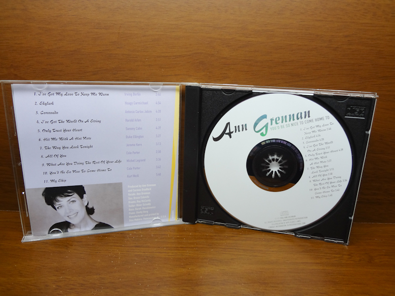 女性ジャズヴォーカル アン グレナン Ann Grennan / You’d Be So Nice to Come Home to 輸入盤 ...