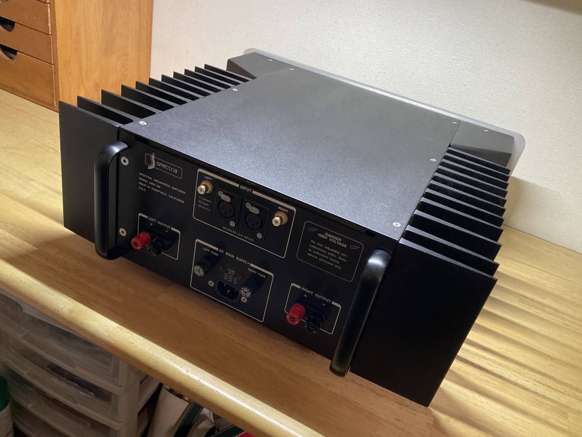 名機 Spectral DMA-180 メインアンプ パワーアンプ(一般)｜売買されたオークション情報、yahooの商品情報をアーカイブ公開 ...