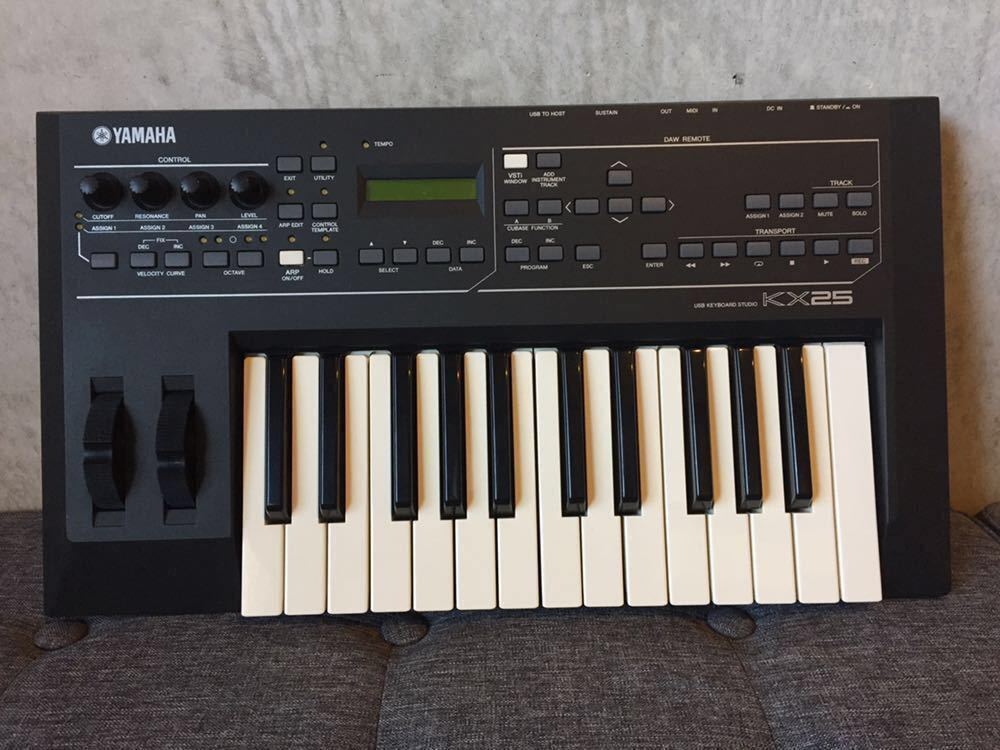 名機 YAMAHA KX25 MIDIキーボード MIDIコントローラー CUBASE LOGIC対応(MIDIキーボード、コントローラー ...