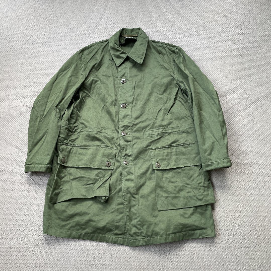ほぼデッドストック スウェーデン軍 M59 フィールドコート C50 実物 ARMY MILITARY ヴィンテージ ビンテージ(戦闘服 ...