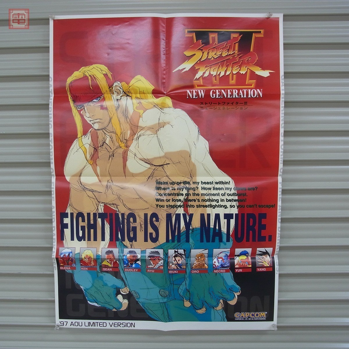 ポスター カプコン/CAPCOM ストリートファイターIII STREET FIGHTER 3 NEW GENERATION AOU PP(ポスター)｜売買されたオークション情報、yahooの ...