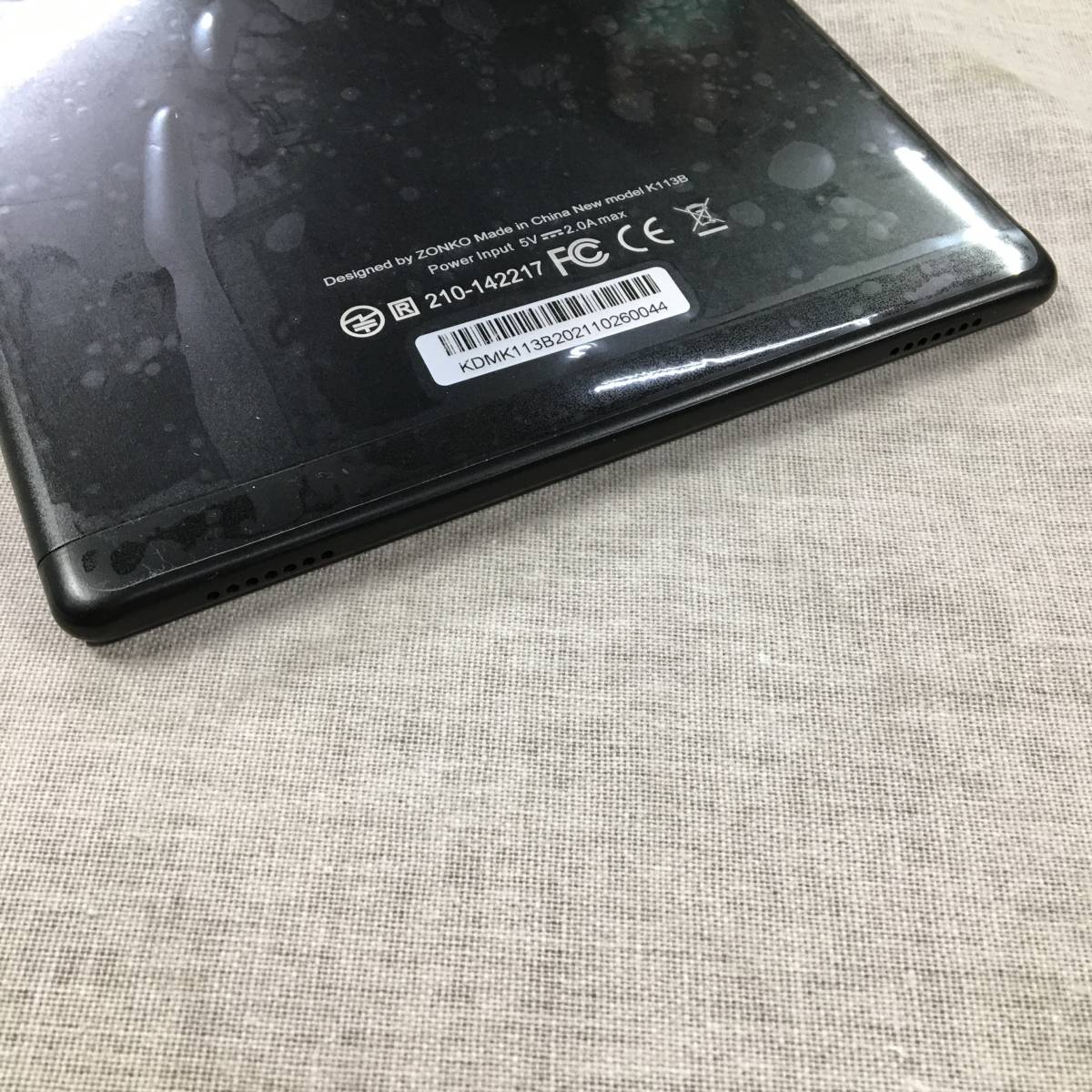 現状品 ZONKO Android 10タブレット K113B(本体)｜売買されたオークション情報、yahooの商品情報をアーカイブ公開 - オークファン（aucfan.com）