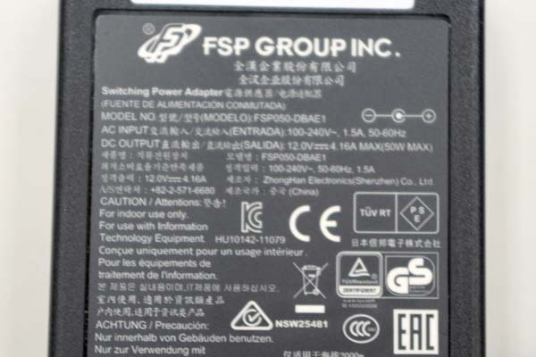 FSP/ACアダプター FSP050-DBAE1/12V 4.16A/外径約5.5mm 内径約2.5mm FSPAC12V16S(150W未満 ...