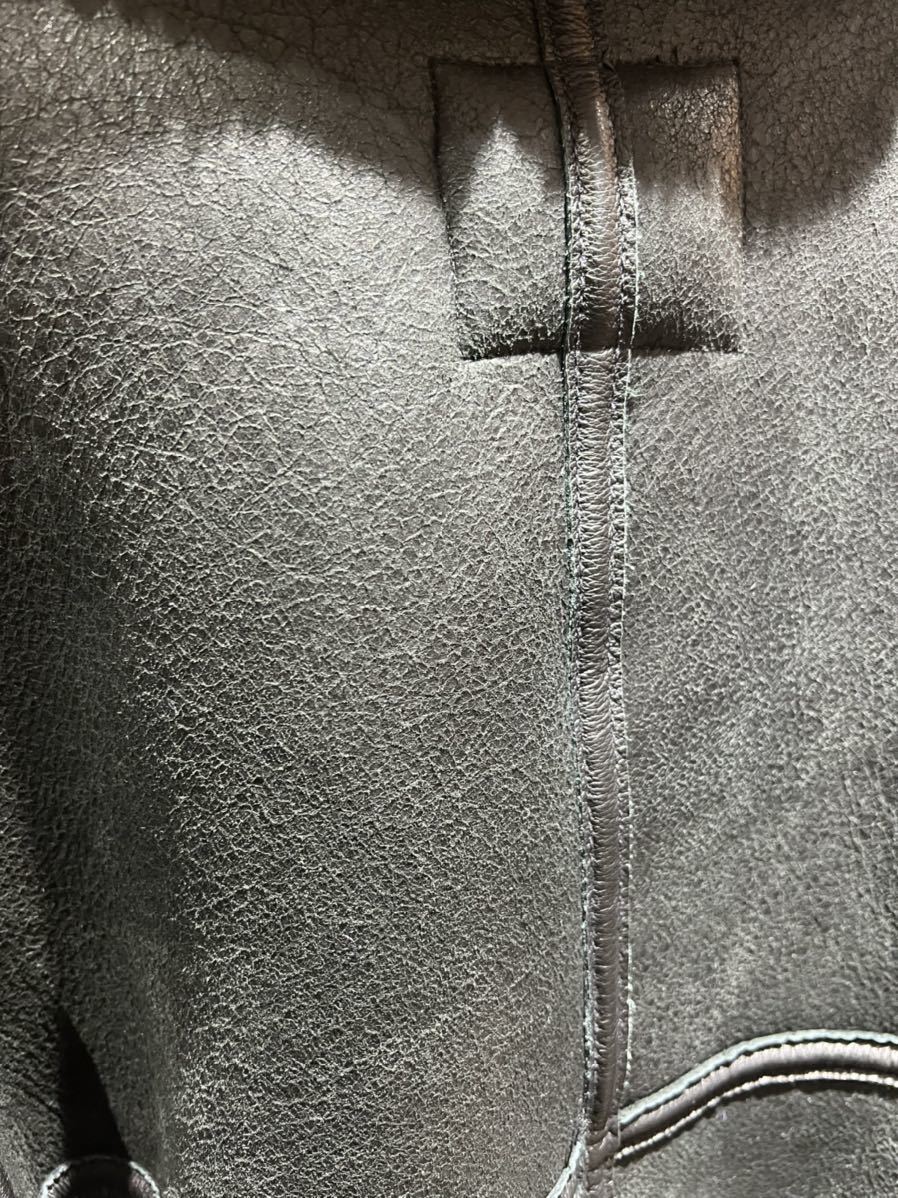 Schott 257-S B-3 シープスキン ボマージャケット フライトジャケット ムートン 羊革 リアルムートン レザージャケット ...