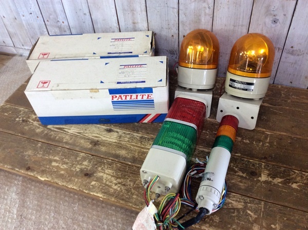 RH-8852 長期保管品 PATLITE パトライト KESB-202 2台 LAKW-100 LCE-02AFB RH-24 2台(照明 ...
