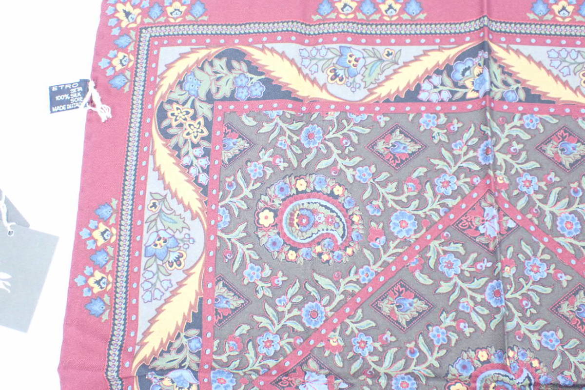 66945 ETRO エトロ シルク100％ ポケットチーフ スクエアチーフ ペーズリー(エトロ)｜売買されたオークション情報、yahooの商品情報をアーカイブ公開 - オークファン ...