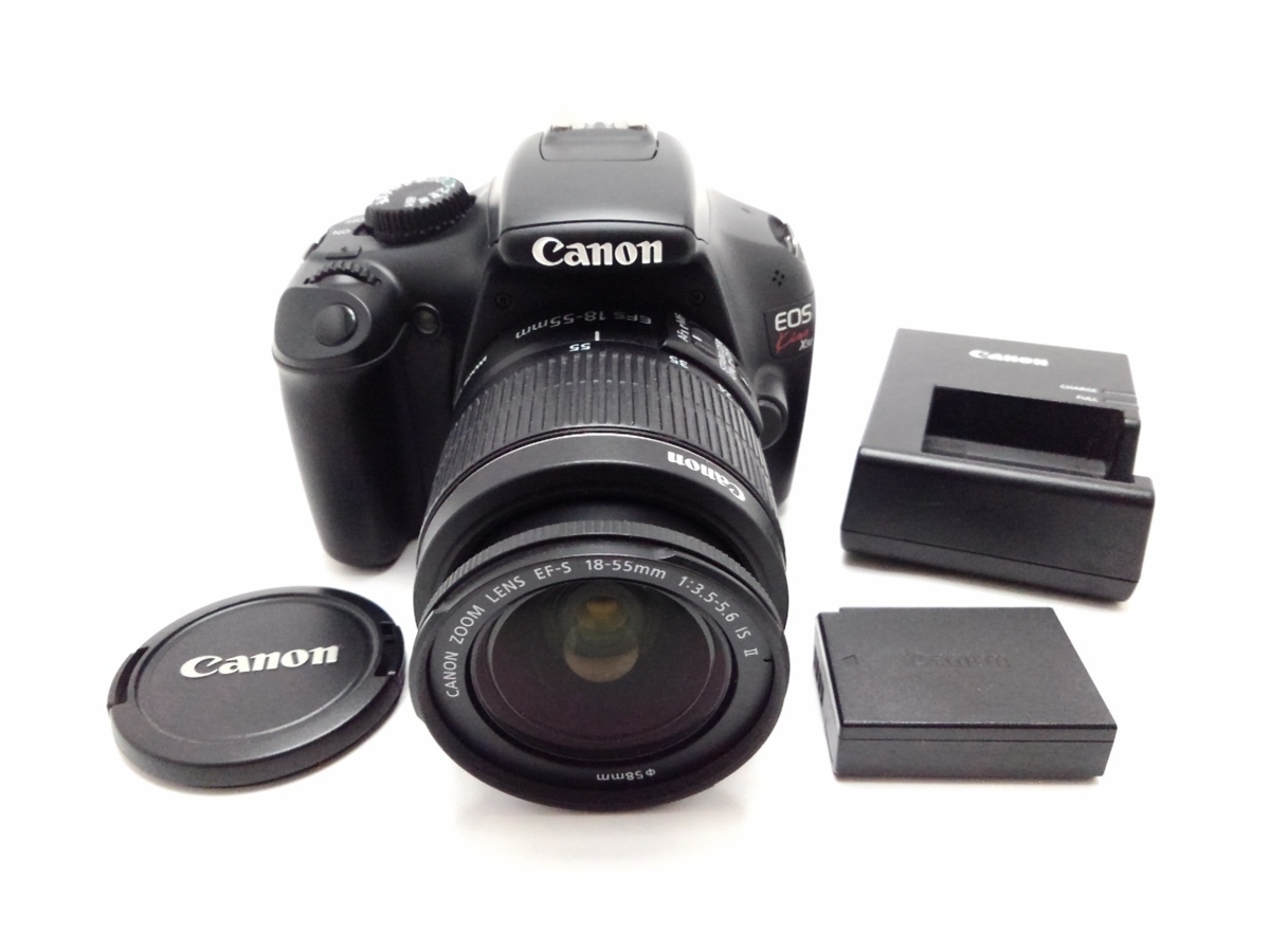 ハローカメラ 5890 Canon EOS Kiss X50 18-55mm/1220万画素 付属品あり 現状 1円スタ－ト(キヤノン)｜売買 ...