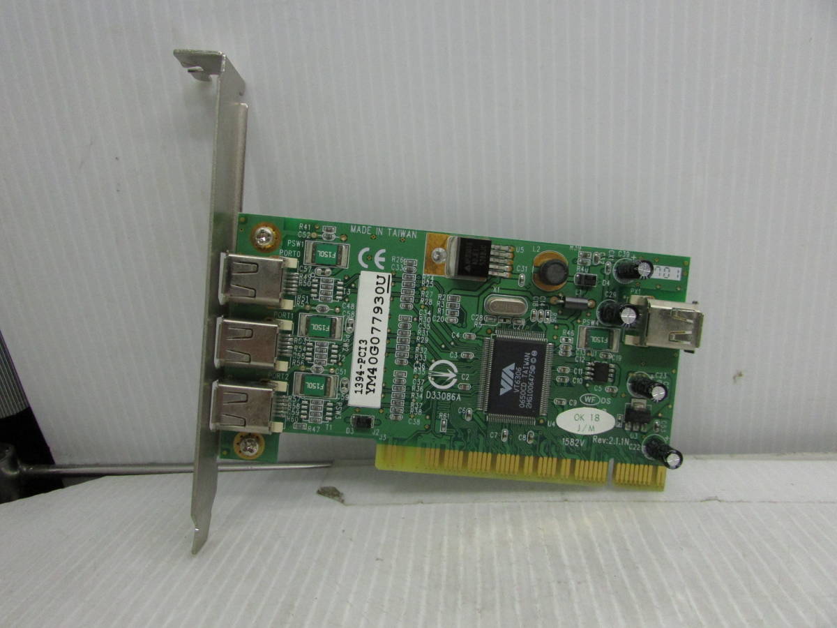 YPC1190 I/O DATA 1394-PCI3 IEEE1394インターフェースカード 未チェック現状渡し(IEEE1394 ...