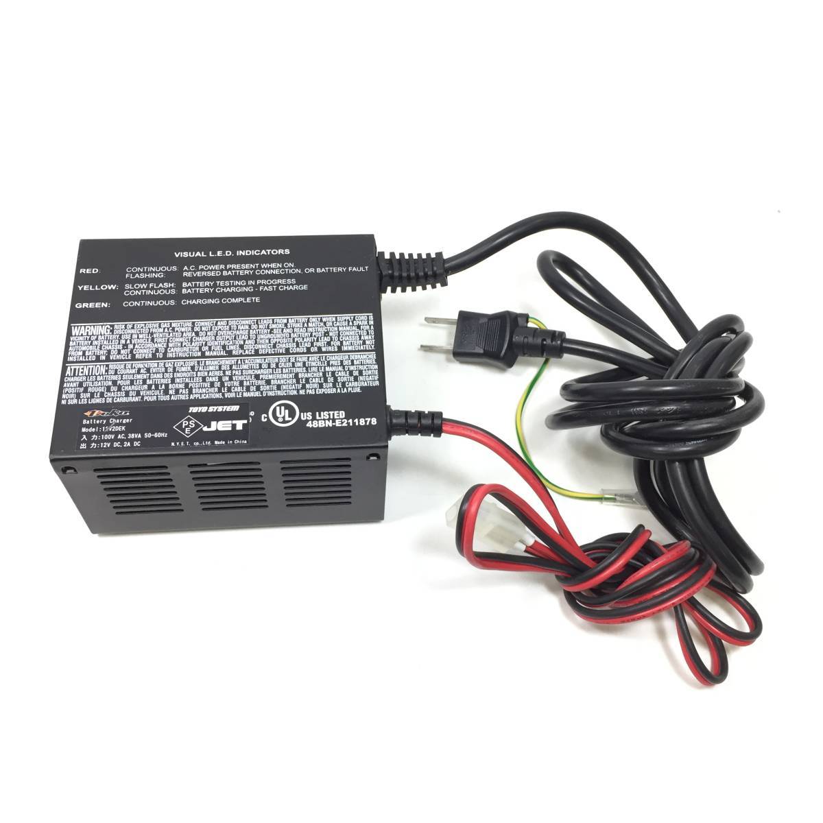 Deka POWER SPORTS 12V2DEK ドライバッテリー充電器 12V2A ADVANCED BATTERY CHARGING ...