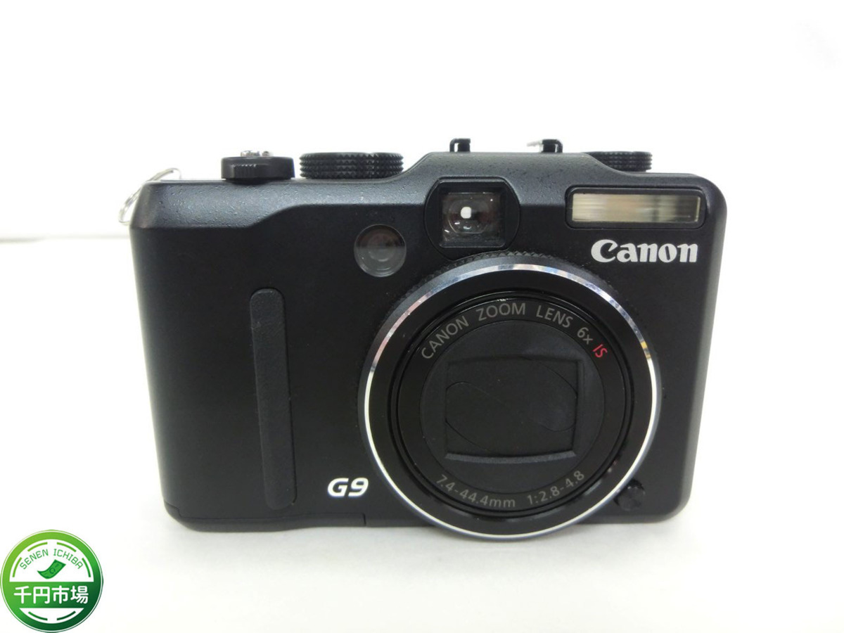 O-0197 Canon Power Shot G9 キャノン パワーショット 6x IS 7.4-44.4mm 1:2.8-4.8 現状品 ...
