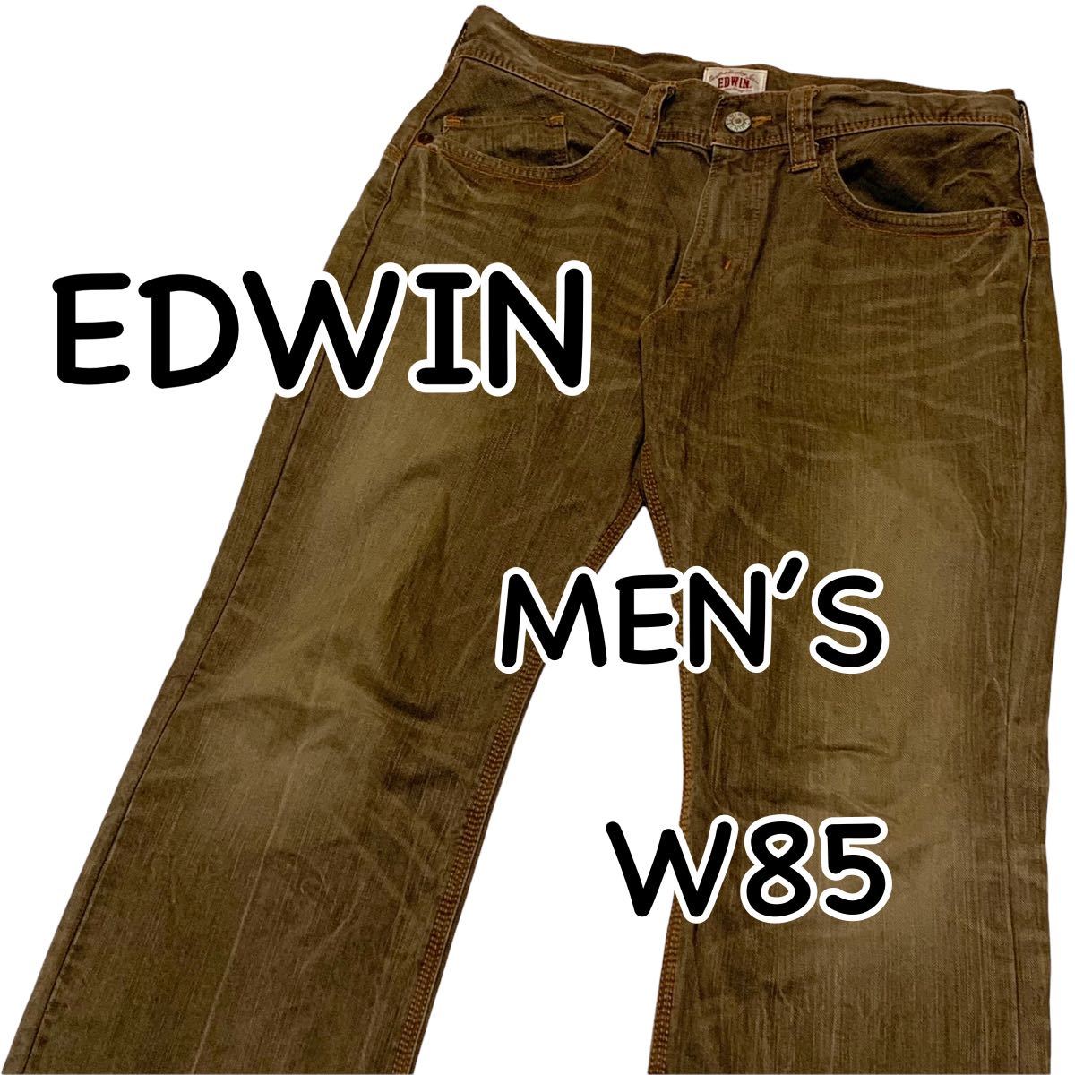 EDWIN エドウィン XV 411XVS W32 ウエスト85cm Lサイズ ストレート used加工 メンズ ジーンズ デニム M947(W32)｜売買されたオークション情報、yahooの ...