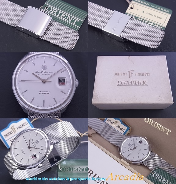 デッド極稀少 1967年ORIENT製国産自動巻初世界最薄自動巻ORIENT FINENESSオリエントファイネス ULTRAMATIC 35 ...