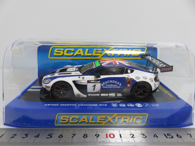 ⑪4-830 SCALEXTRIC ASTON MARTIN VANTAGE GT3 British GT 2014 BEECHDEAN ...