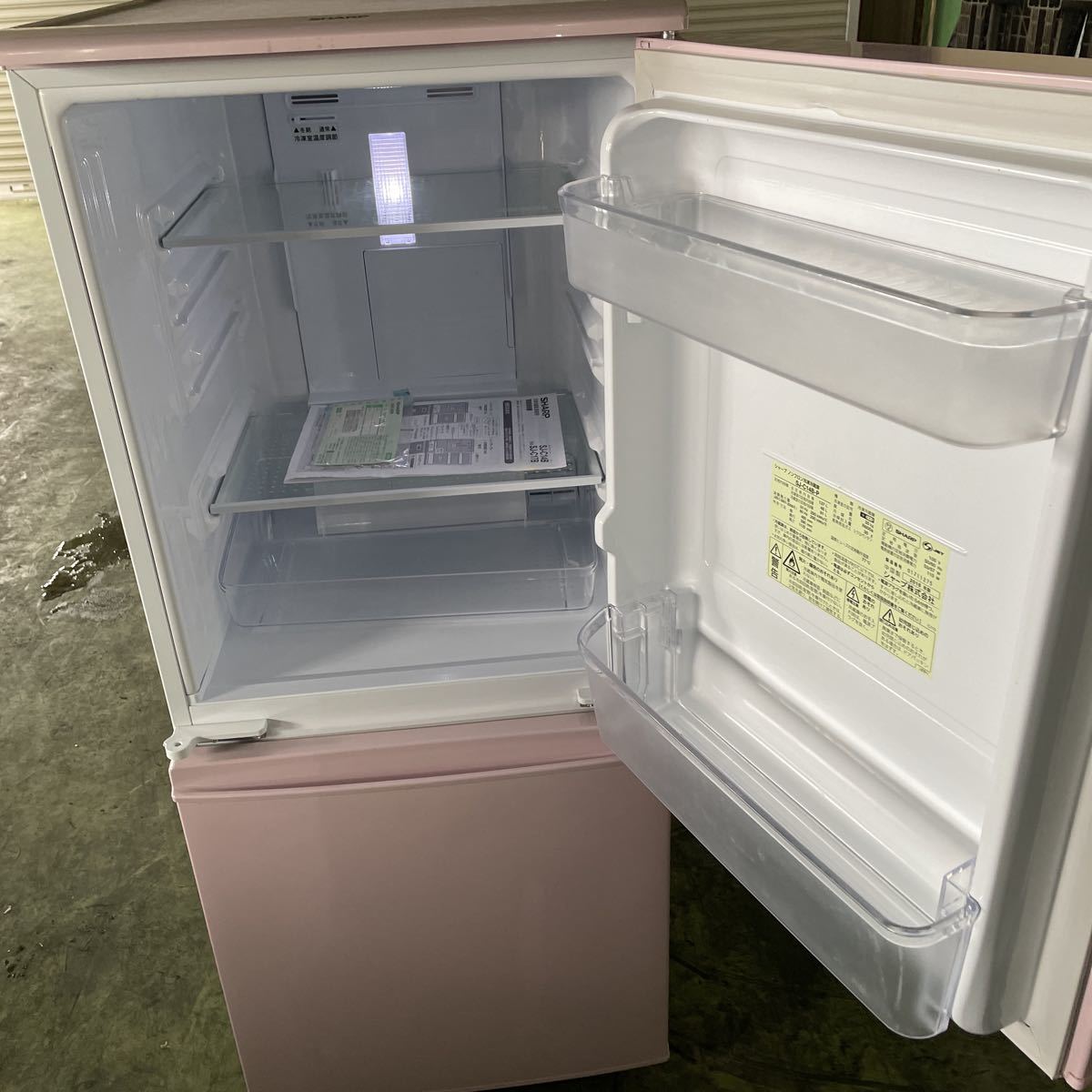 K0323-26 2ドア冷凍冷蔵庫 137L シャープ SJ-C14B-P 2016年製 つけかえどっちもドア(100リットル～)｜売買された ...