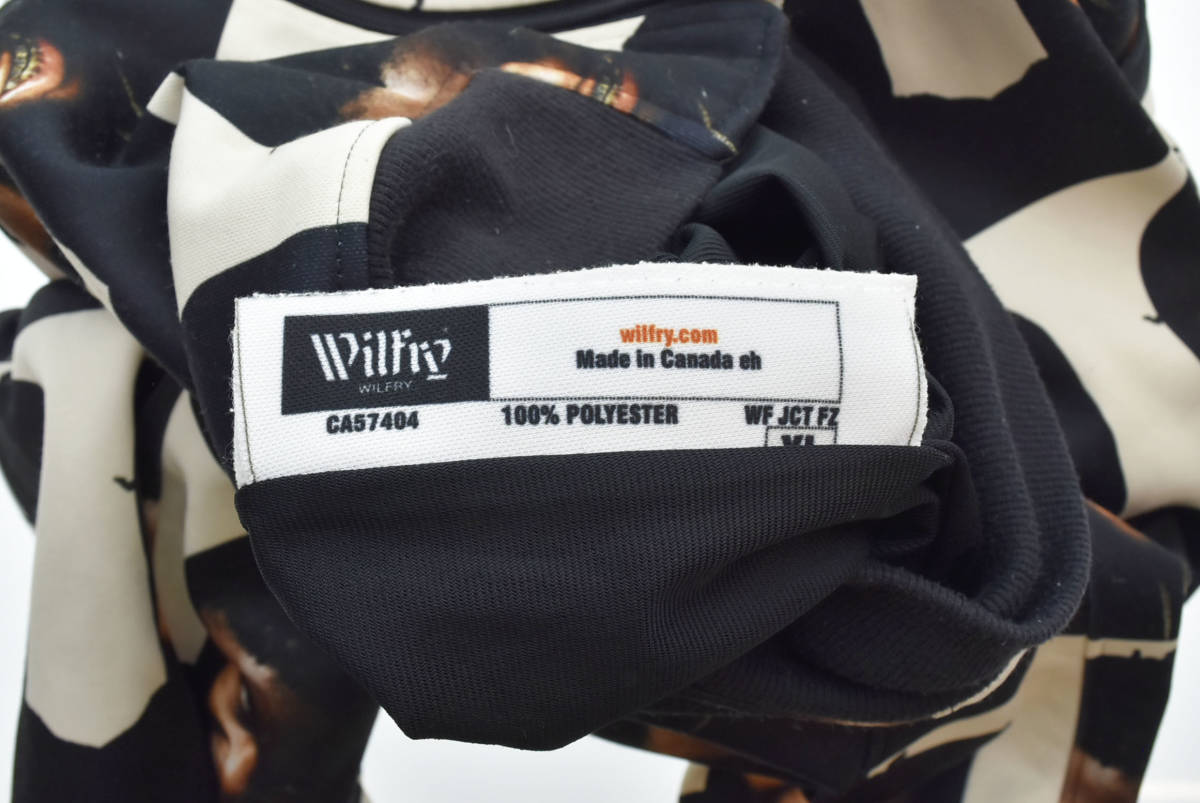 Wil Fry ウィルフライ IAN CONNOR JACKET イアンコナー 総柄 ジャケット CA57404 XL 黒 ブラック 103 ...