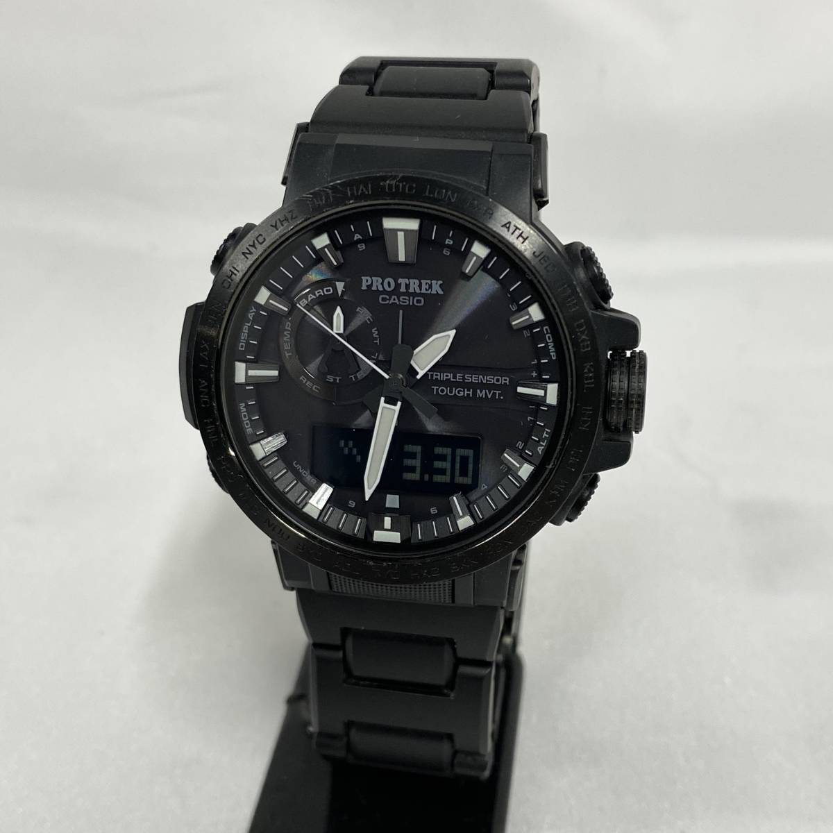 1円スタート カシオ PRW-60FC-1AJF プロトレック トリプルセンサー クライマーライン PRW-60 シリーズ ソーラー電波 ...