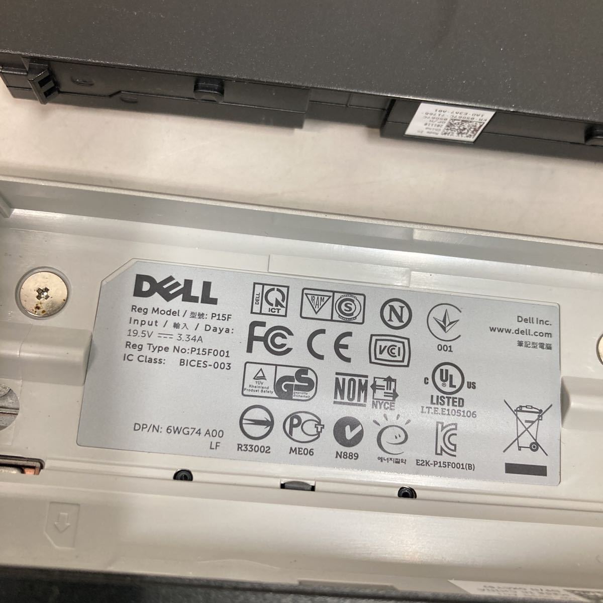 G170 DELL Latitude E5520 P15F Core i5 2450M 4GB ジャンク(15インチ～)｜売買された ...