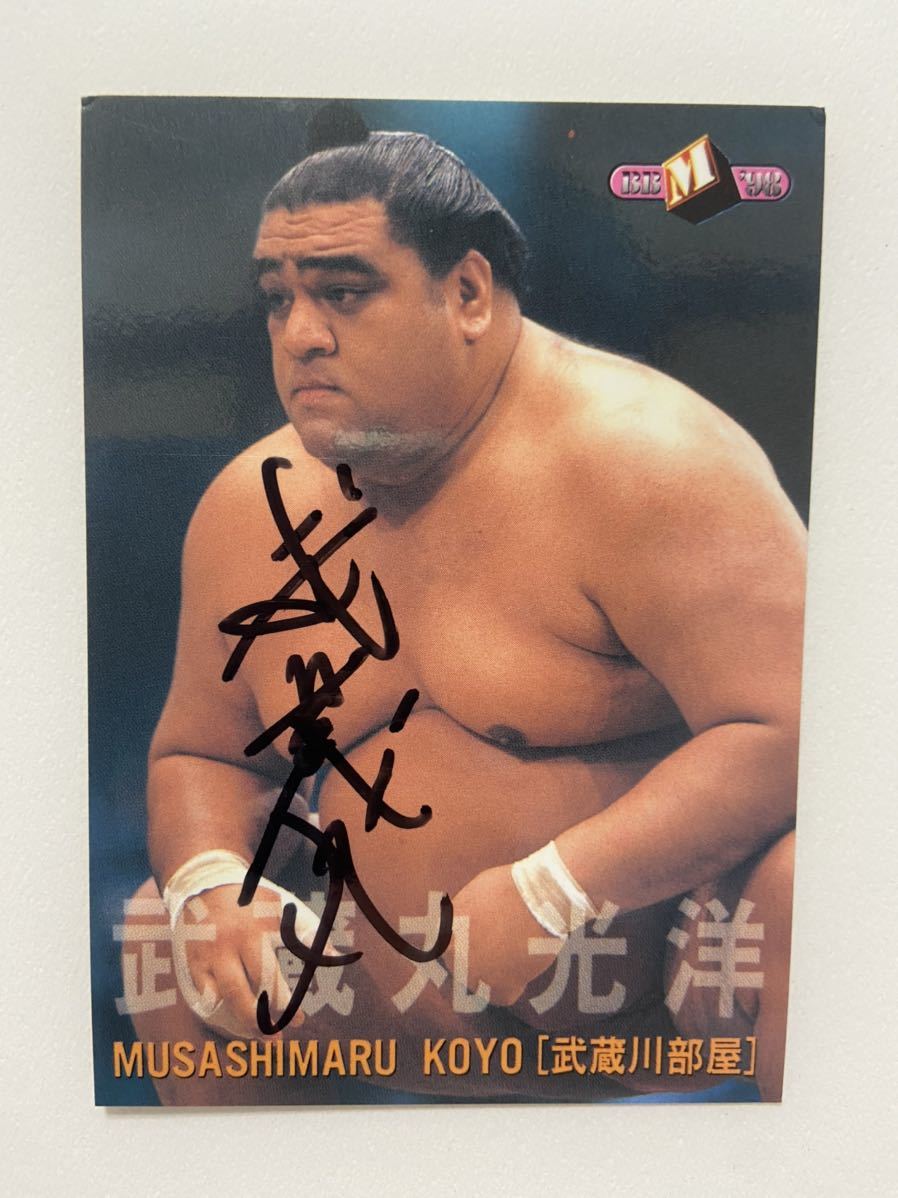 大相撲 武蔵丸 大関 直筆サインカード(相撲)｜売買されたオークション情報、yahooの商品情報をアーカイブ公開 - オークファン ...