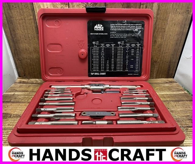 MAC タップダイス41pcセット TD41METS MAC TOOLS メトリックタップ/ダイスセット ケース付 ハンドツール 工具(ハンドツール、大工道具)｜売買されたオークション情報 ...