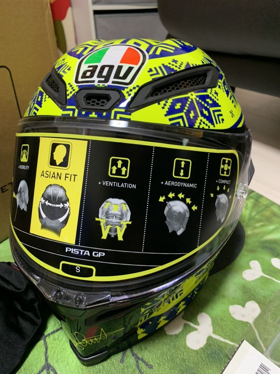 AGV PISTA GP SNOWFLAKE LIMITED EDITION 2015 ウインターテスト ロッシ ピスタGP 稀少なSサイズ ...