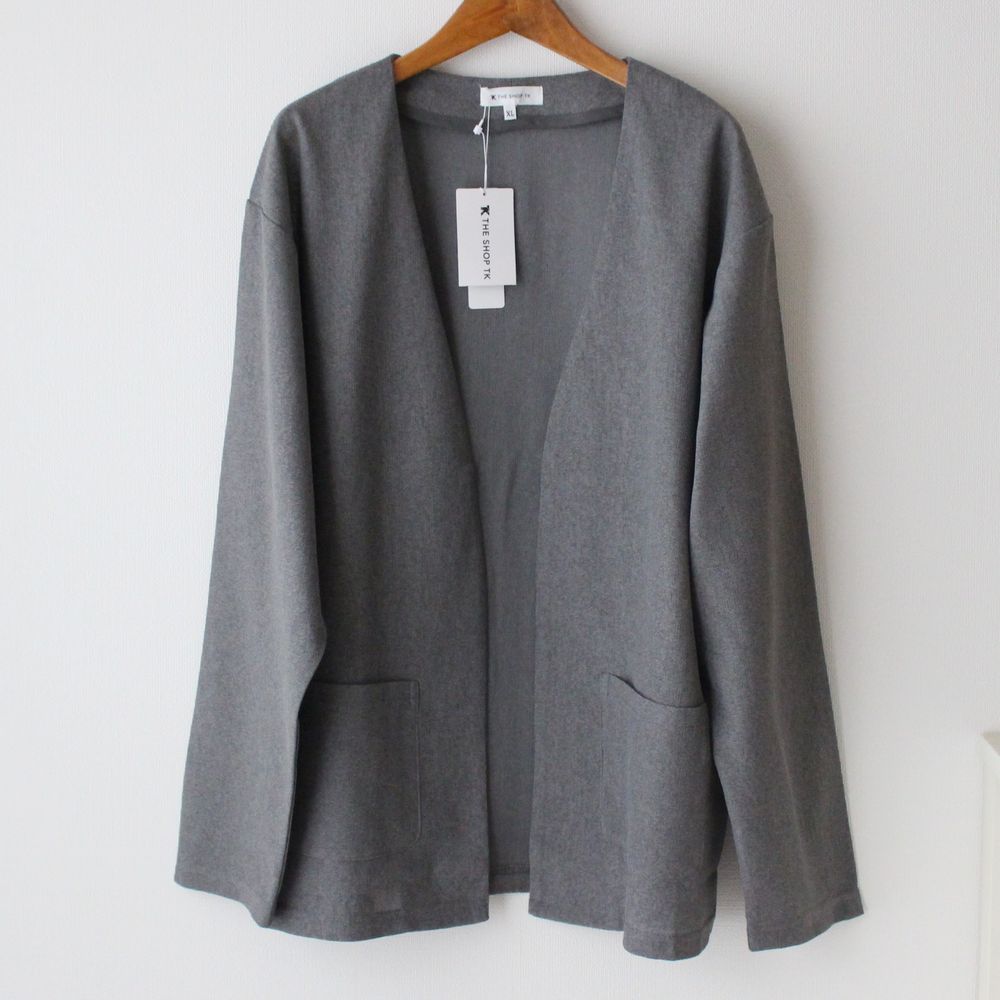 タケオキクチTHE SHOP TK COOL FIBER ラップカーディガン XLサイズ グレー(カーディガン)｜売買されたオークション情報 ...