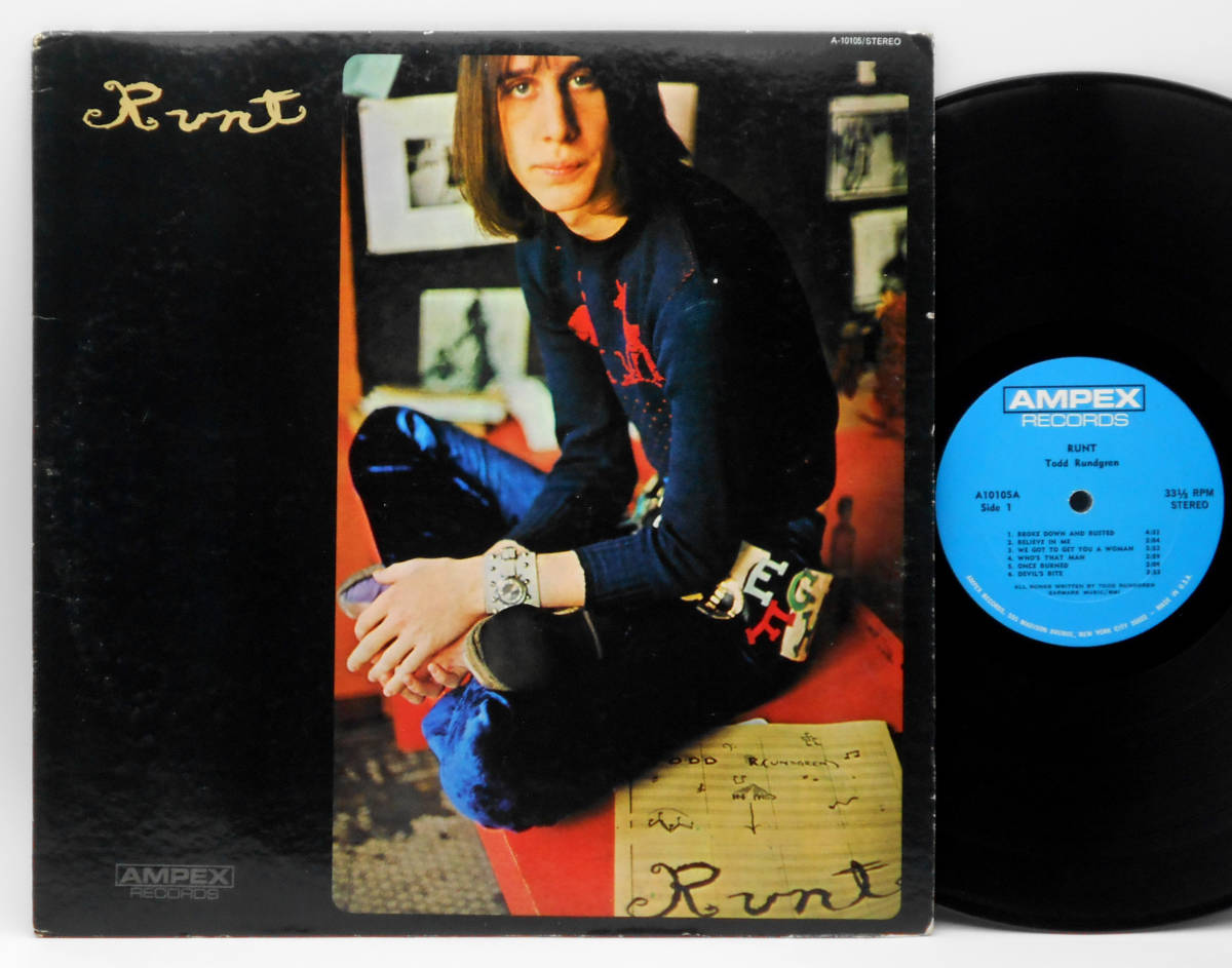 US ORIG LP RUNT TODD RUNDGREN /Runt 1970年 初回AMPEX盤 マト1 音圧凄 インナー付 記念すべき ...
