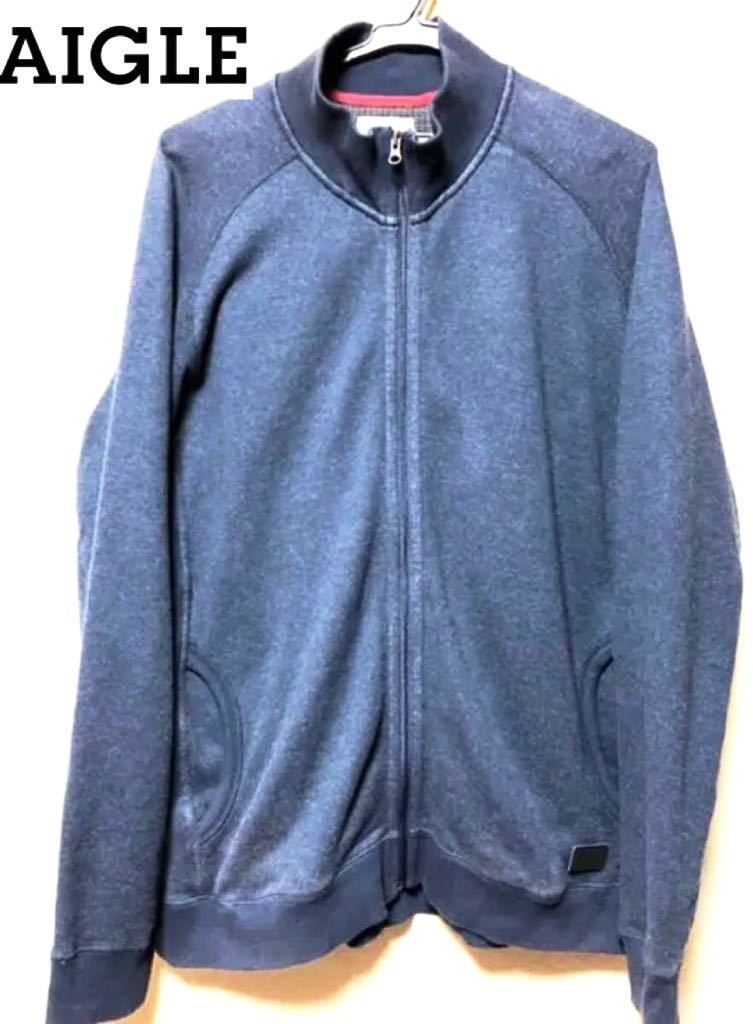 AIGLE エーグル フルジップスウェットブルゾン Lサイズ ネイビー(Lサイズ)｜売買されたオークション情報、yahooの商品情報をアーカイブ公開 - オークファン（aucfan.com）