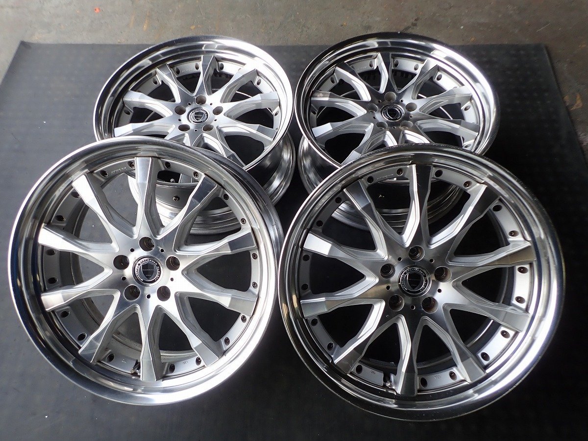 HI9383 20インチ 4本 WORK シュバート SW2 SC2 SR アルミホイール クラウン等に 20×8.5J 9.5J 114.3 ...