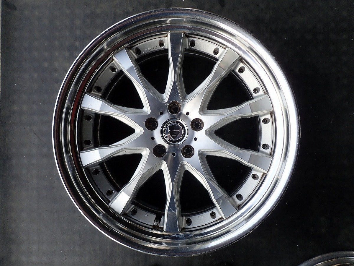 HI9383 20インチ 4本 WORK シュバート SW2 SC2 SR アルミホイール クラウン等に 20×8.5J 9.5J 114.3 ...