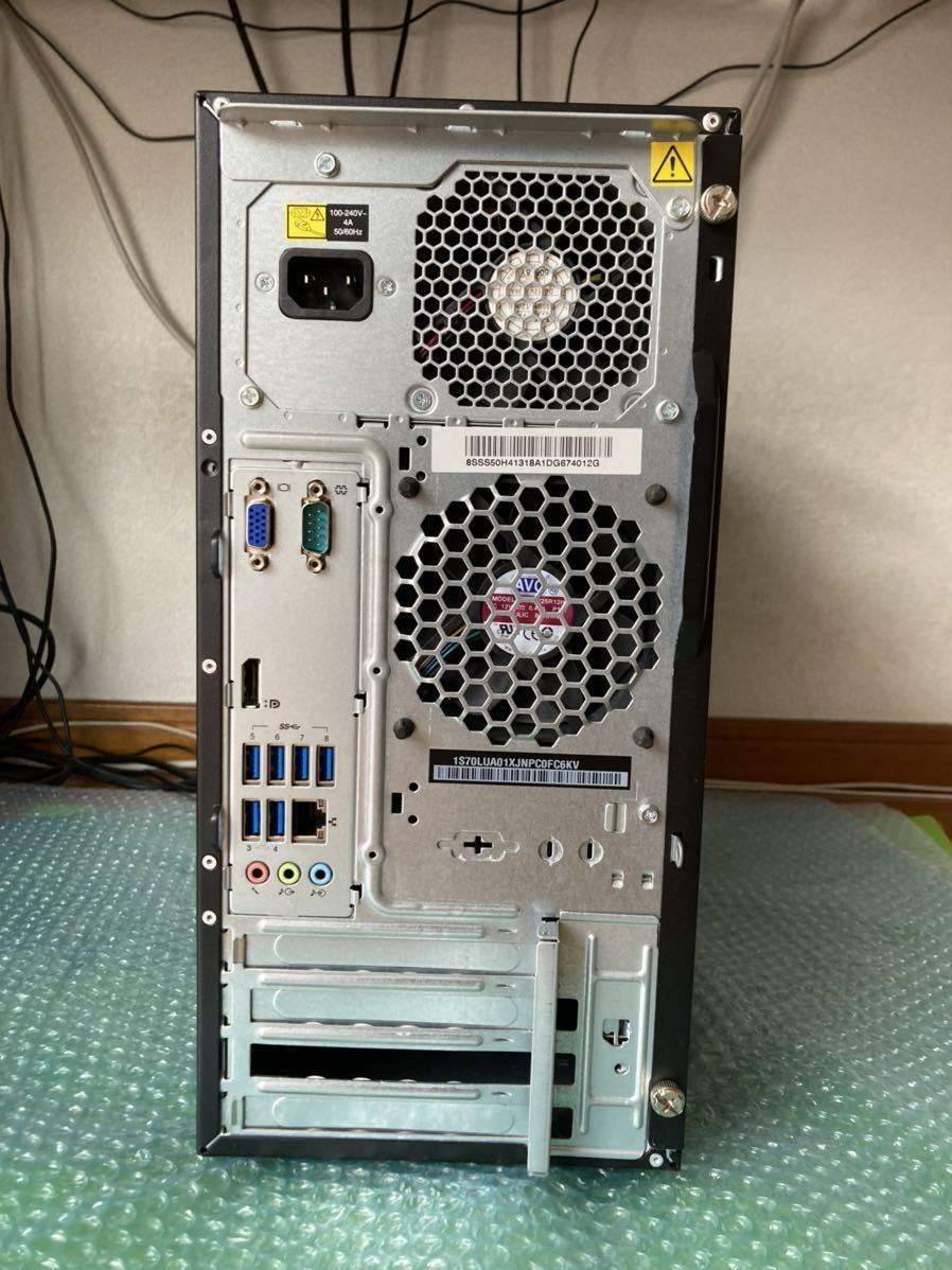 PCIスロットカバー2枚欠品 Lenovo ThinkServer TS150/Xeon E3-1225V5/WD RED HDD 2TB ...